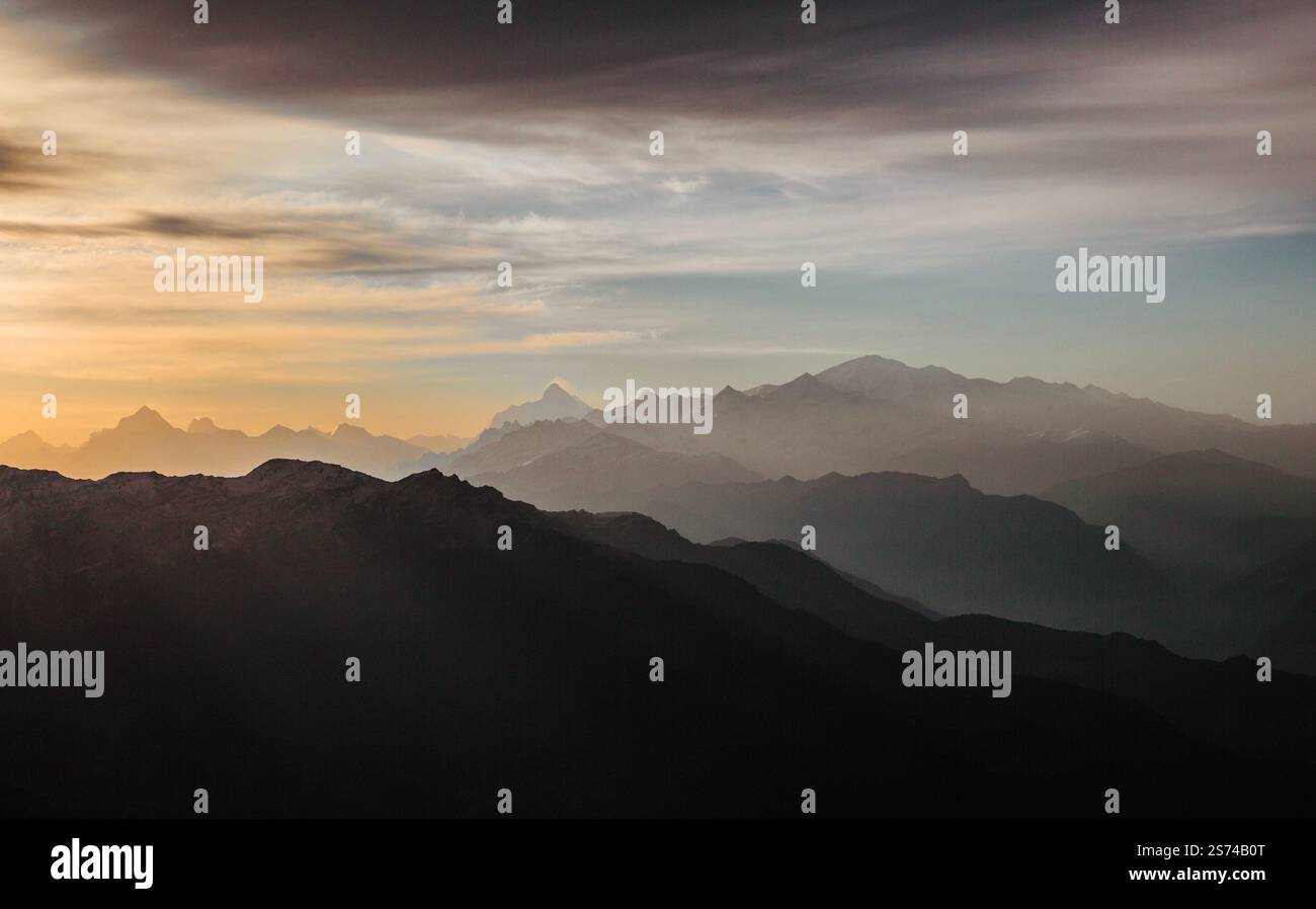 Himalayan Landscape, India Stock Photo - Alamy