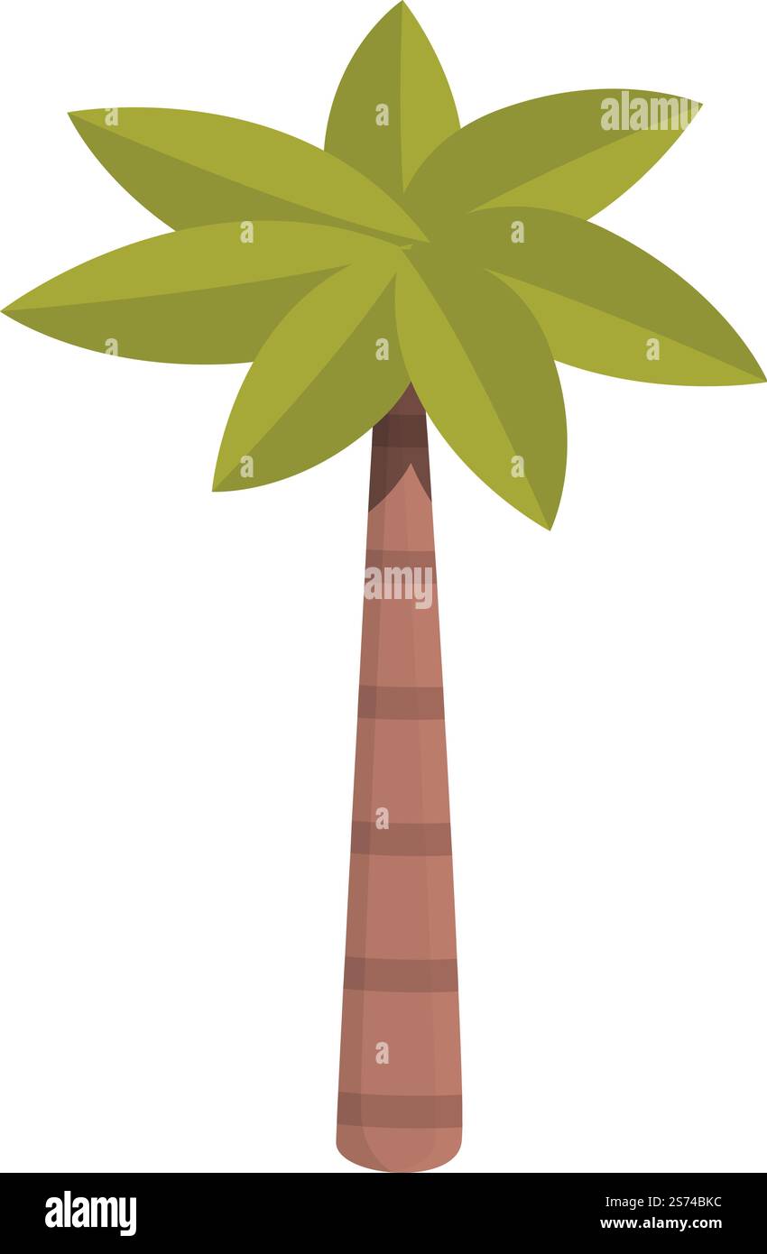 Sea palm icon cartoon vector. Tourism landmark. Tourism map. Sea palm ...