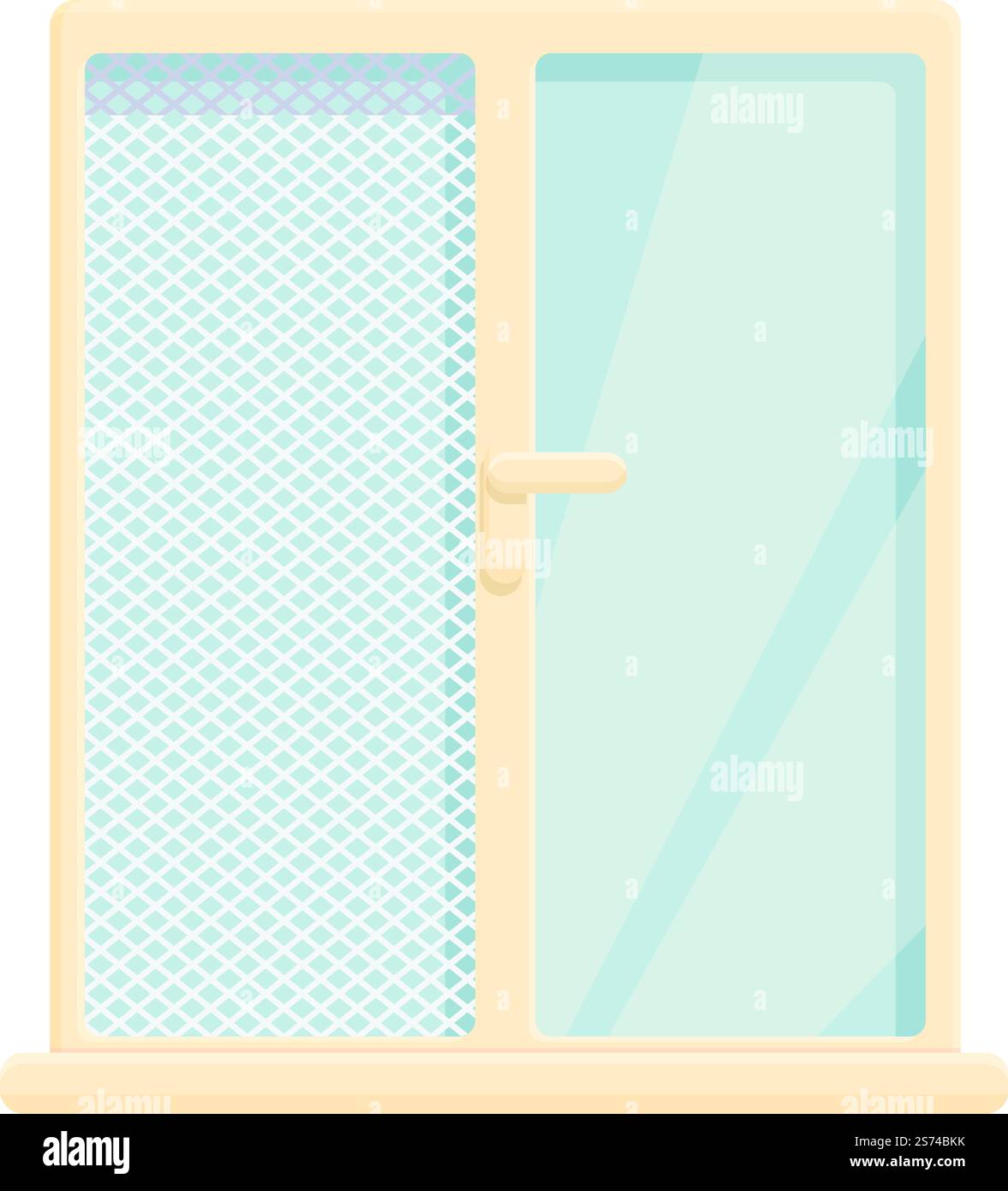 Window mosquito protect icon cartoon vector. Dengue protection. Anti ...