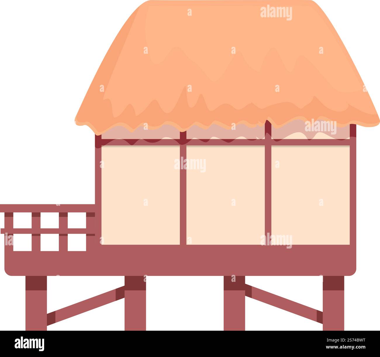 Philippines cartoon house Stock Vector Images - Alamy