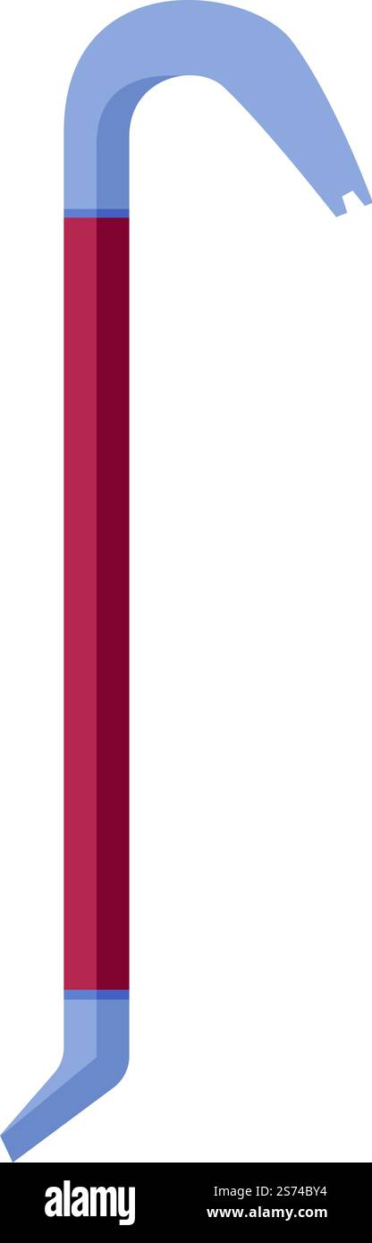 Hand crowbar icon cartoon vector. Design metal. Crime tool. Hand ...