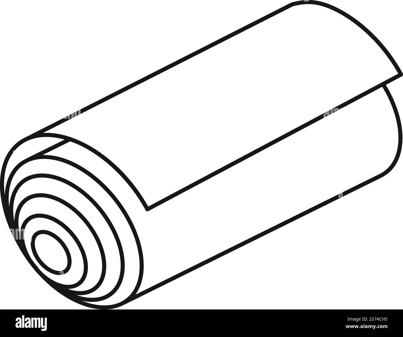 Cylindrical cloth Stock Vector Images - Alamy