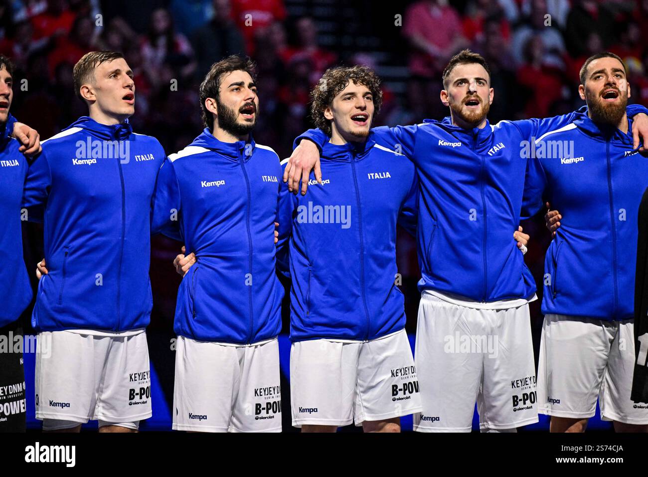 Giacomo Savini of Italy Nationalteam during IHF Men's - Handball World ...