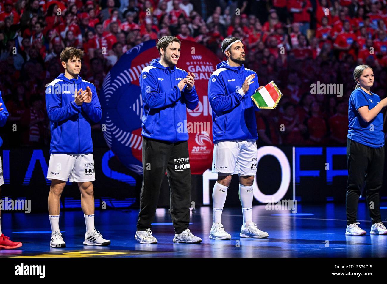 Andrea Parisini of Italy Nationalteam during IHF Men's - Handball World ...