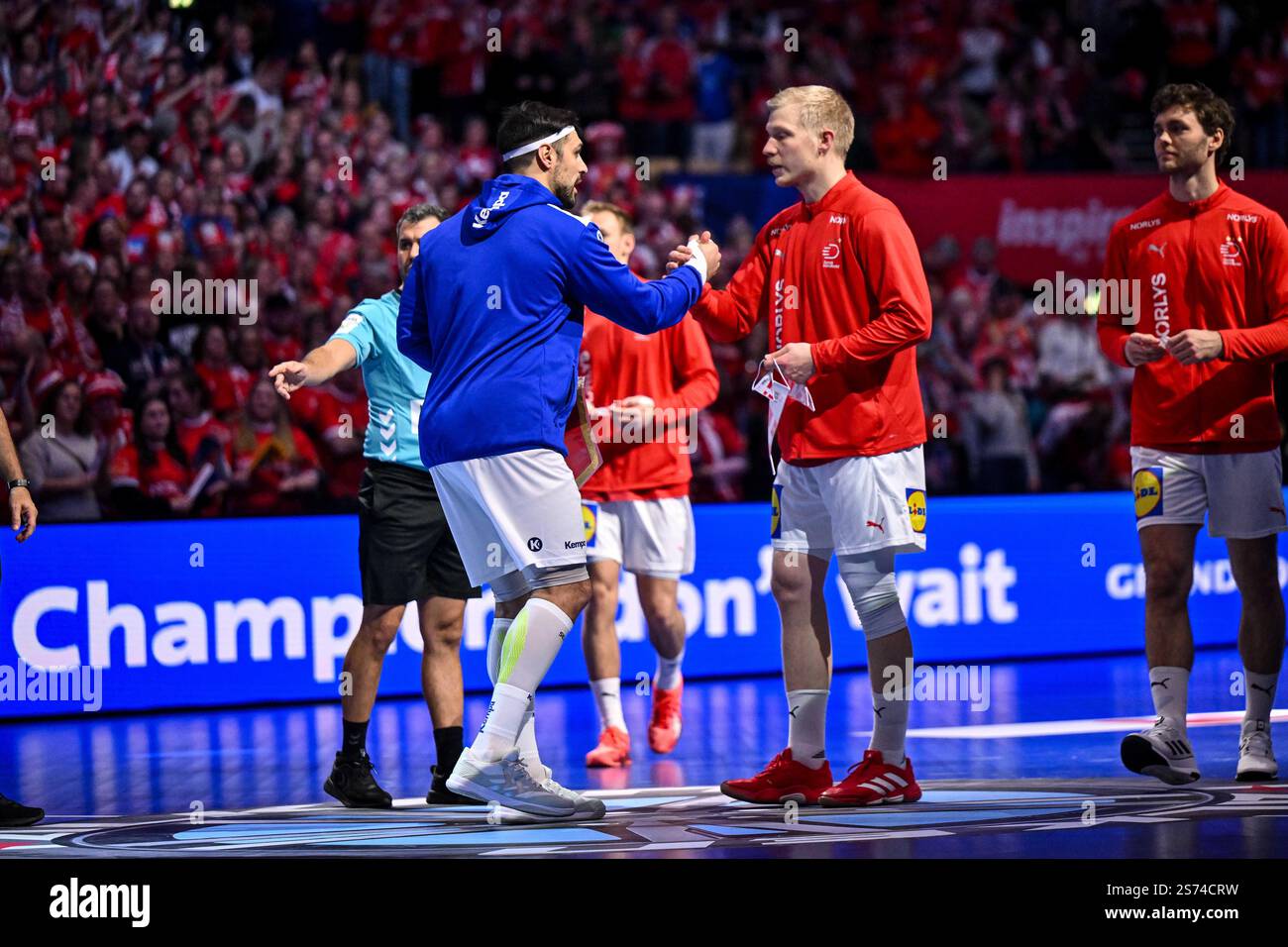 Andrea Parisini of Italy Nationalteam during IHF Men's - Handball World ...