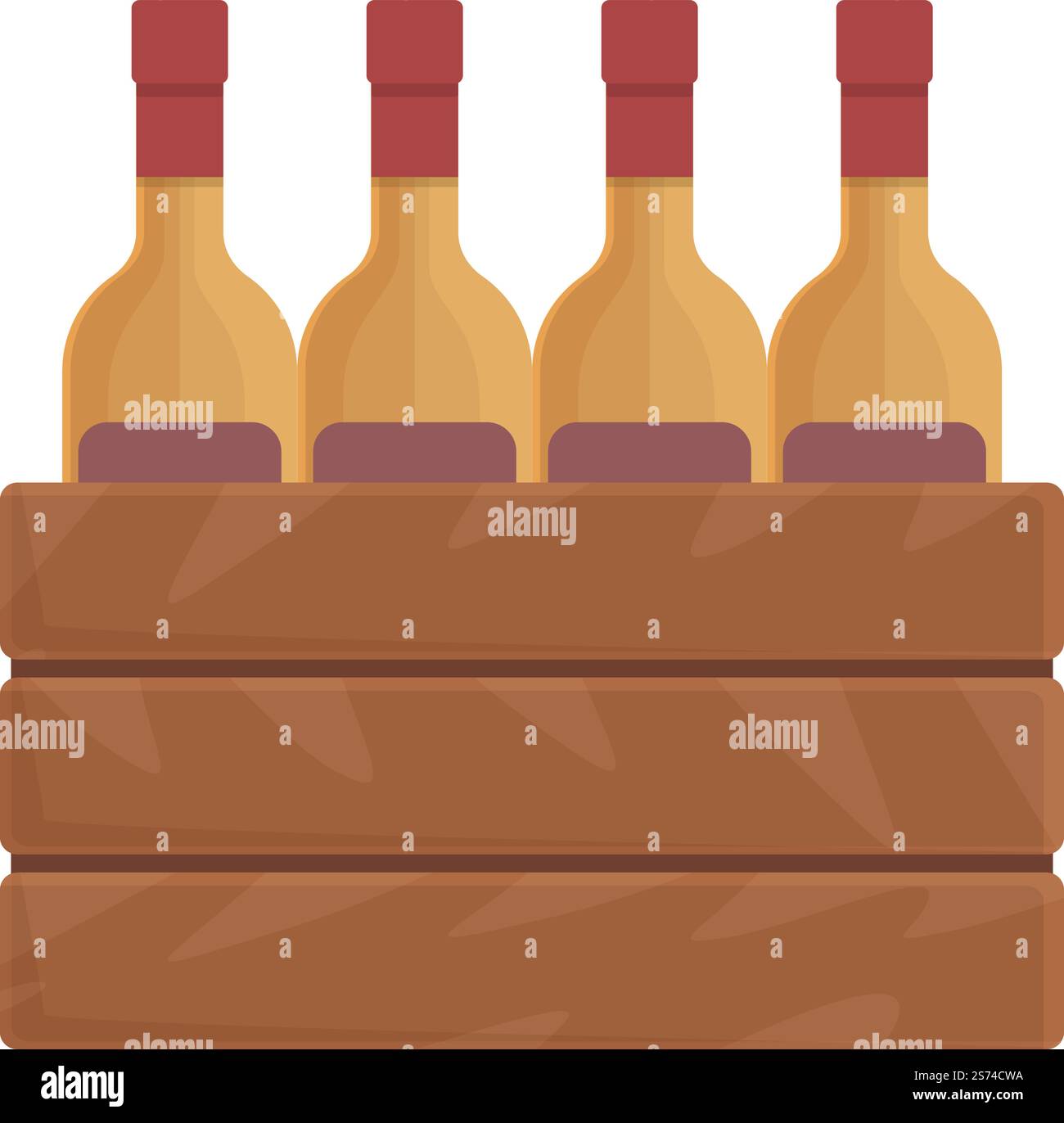 White bottle box icon cartoon vector. Wine cellar. Store drink. White ...