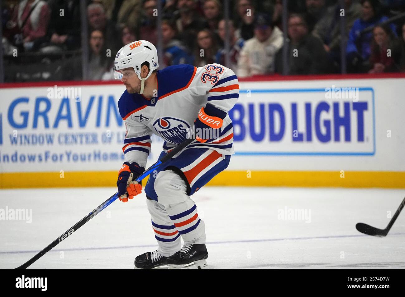 Edmonton Oilers left wing Viktor Arvidsson (33) in the third period of ...