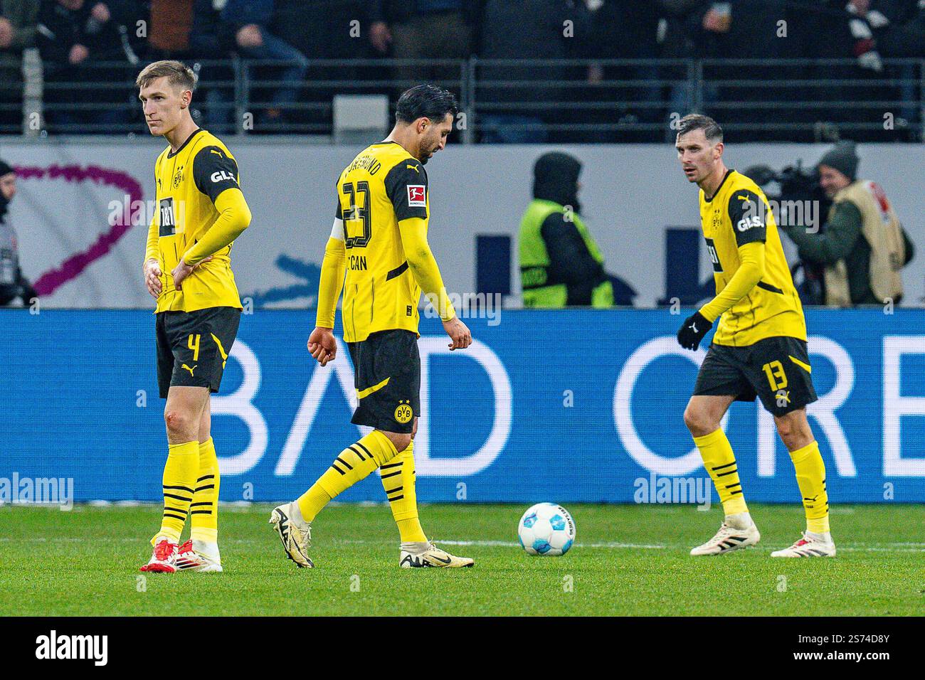 Frankfurt, Deutschland. 17th Jan, 2025. 17.01.2025, Eintracht Frankfurt vs. Borussia Dortmund, 1 ...