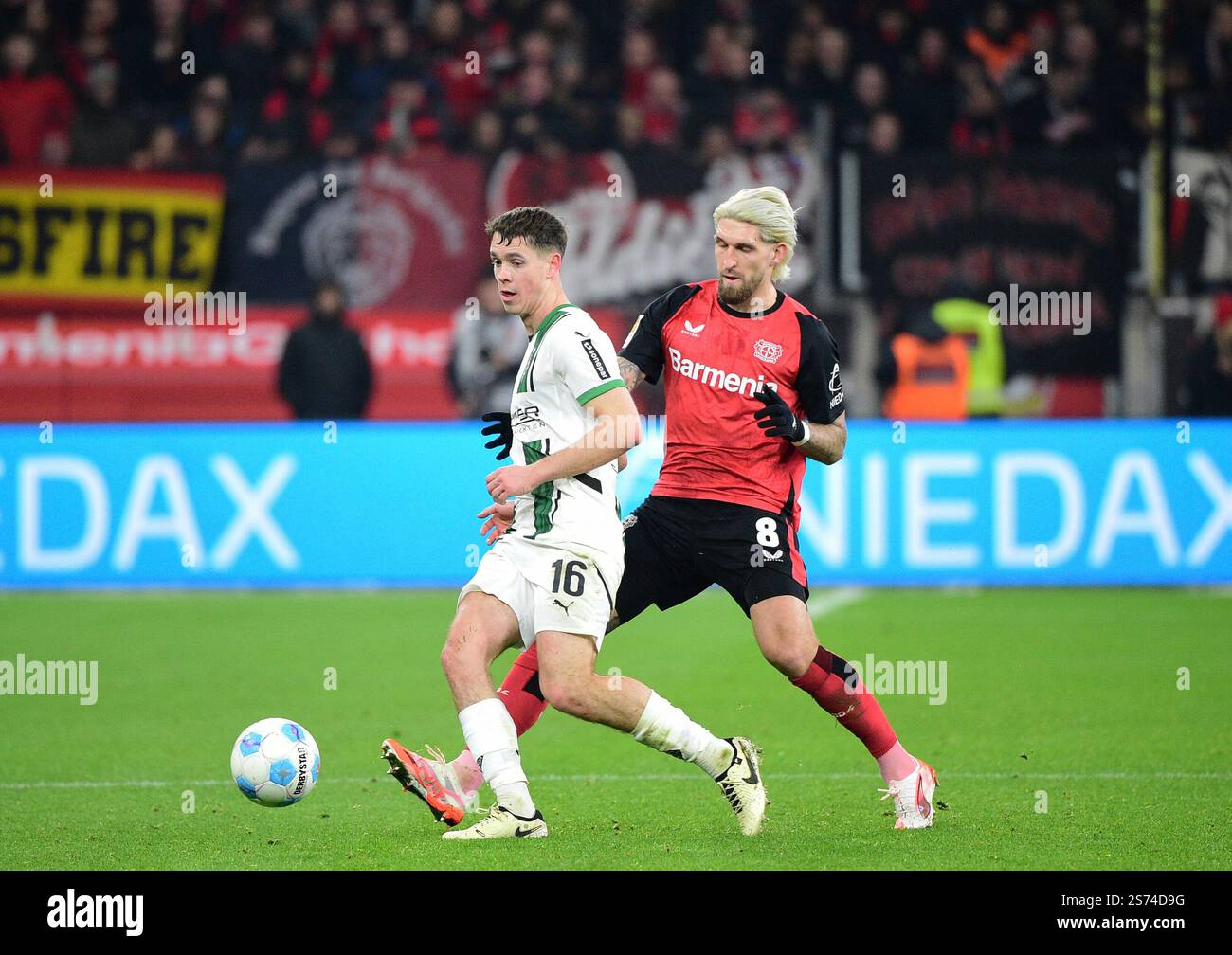 Leverkusen, Deutschland. 18th Jan, 2025. 18.01.2025; Leverkusen; Fussball, Herren, Saison 2024/ ...