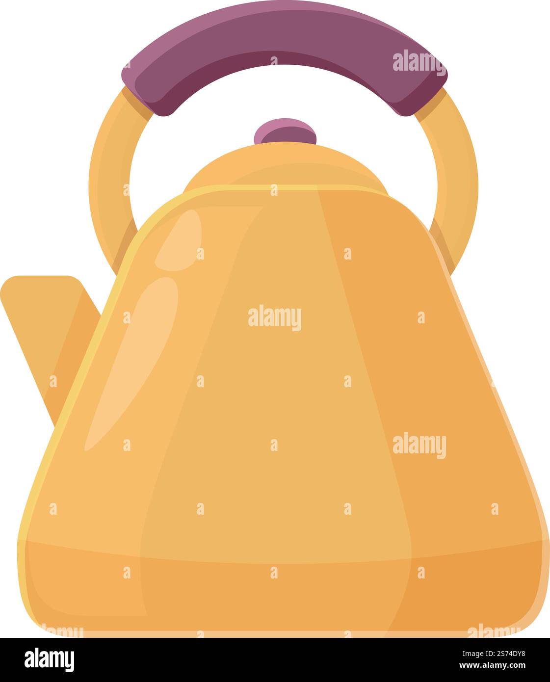 Kettle boiler icon cartoon vector. Water teapot. Style item. Kettle ...