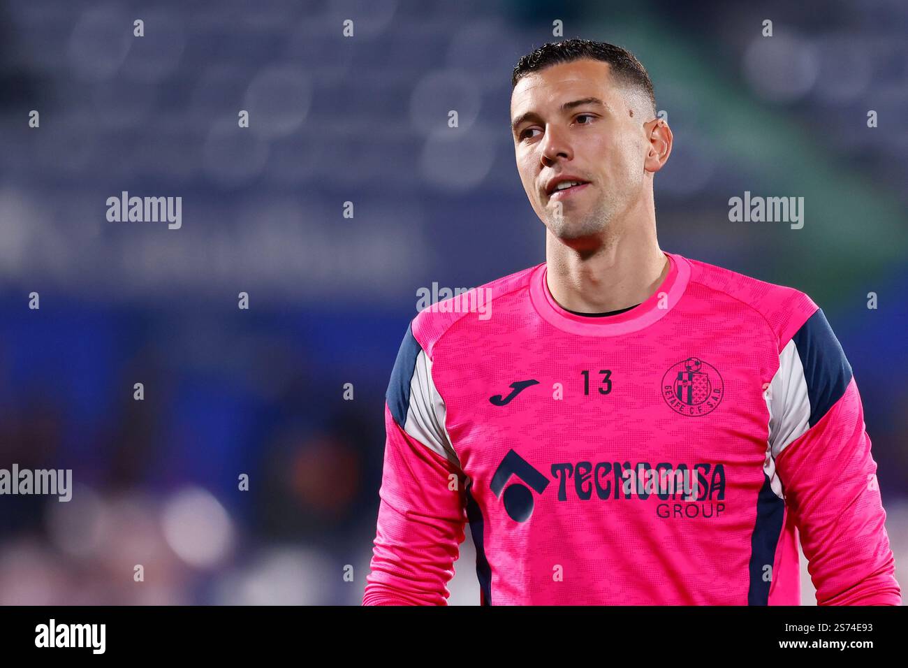 David Soria of Getafe CF looks on during the Spanish League, LaLiga EA ...