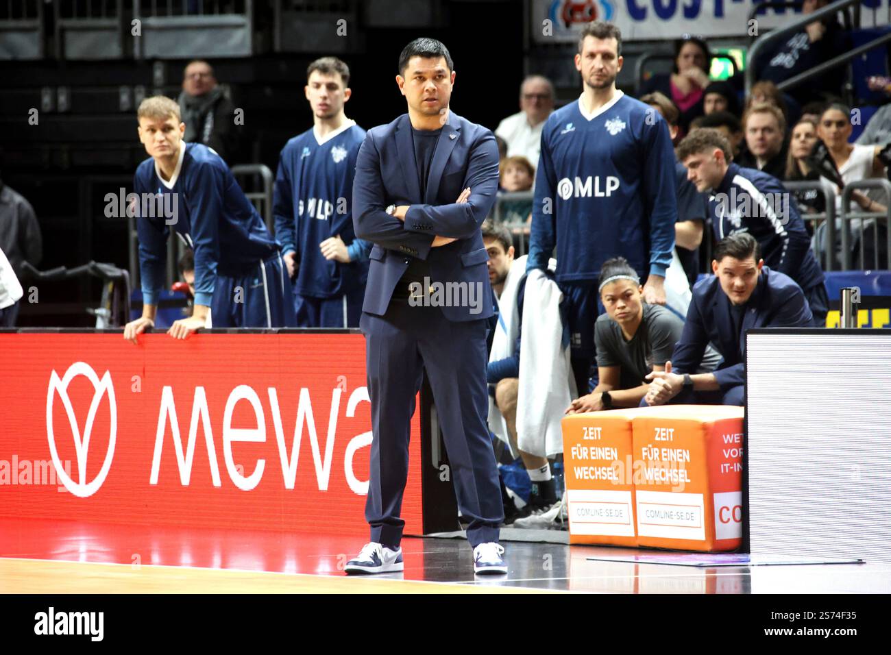 Berlin, Deutschland. 18th Jan, 2025. 18.01.2025, Uber-Arena, Berlin ...