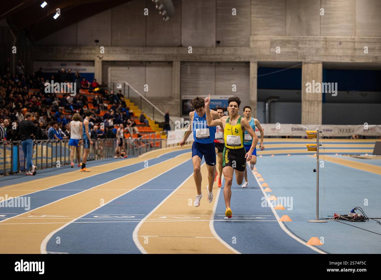 Ancona, Italy. 18th Jan, 2025. Francesco Pernici, Giovanni Lazzaro ...