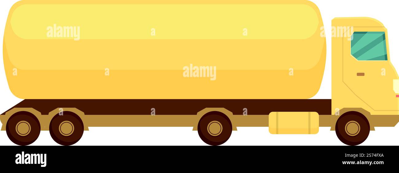 Fuel tank icon cartoon vector. Tanker truck. Cistern oil. Fuel tank ...