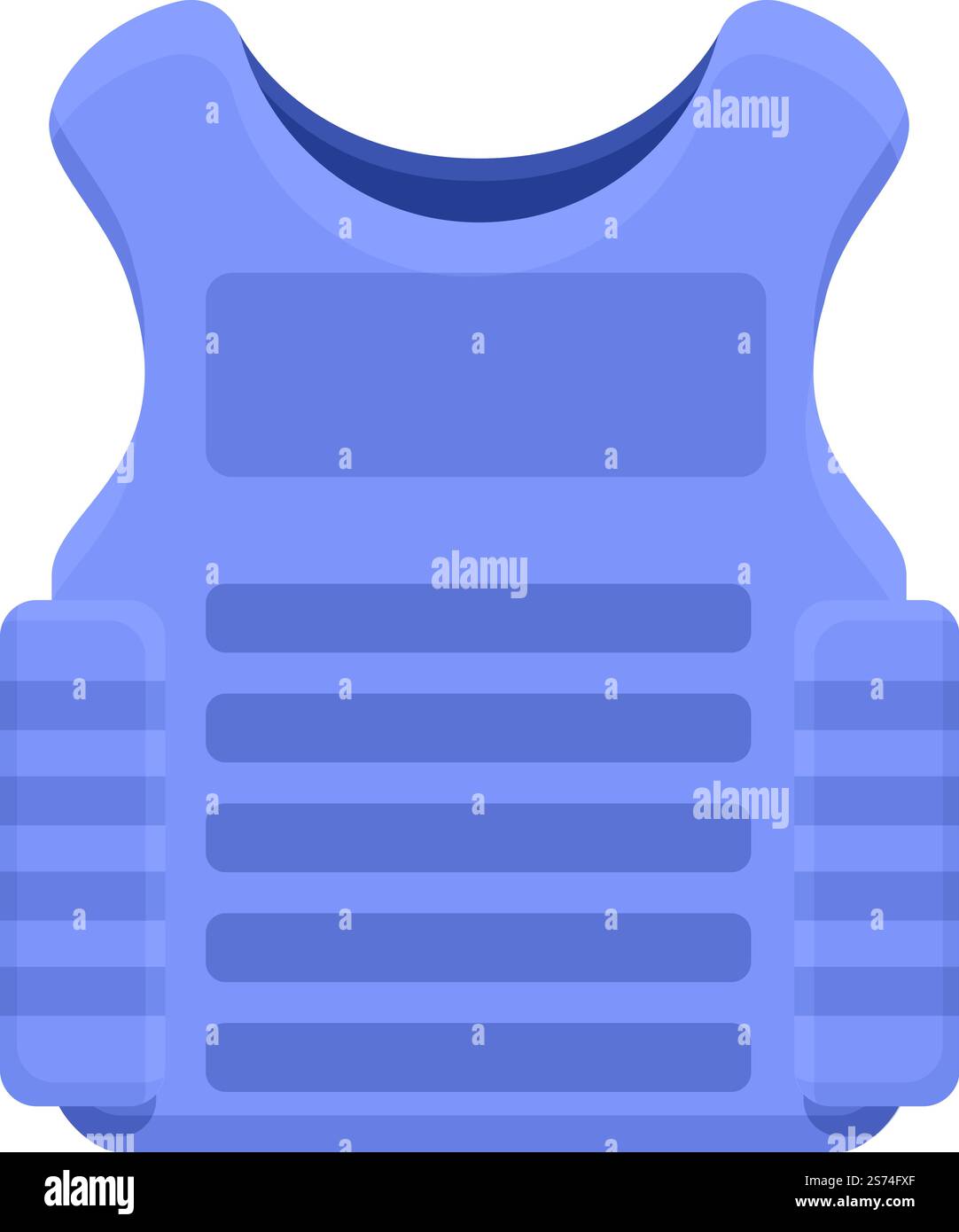 Safety vest icon cartoon vector. Police proof. Uniform assault. Safety ...