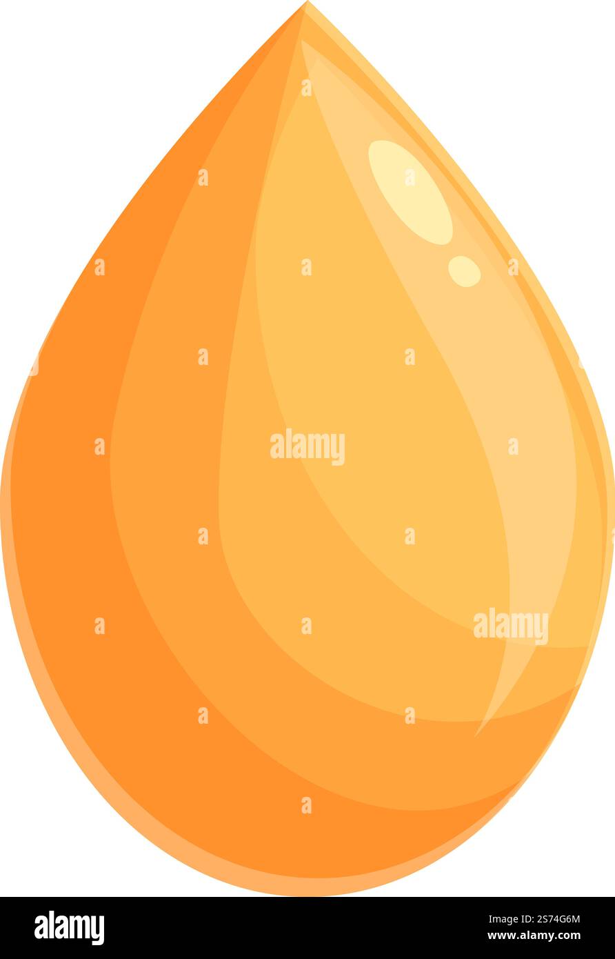 Caramel drop icon cartoon vector. Peanut butter. Natural nutrition ...
