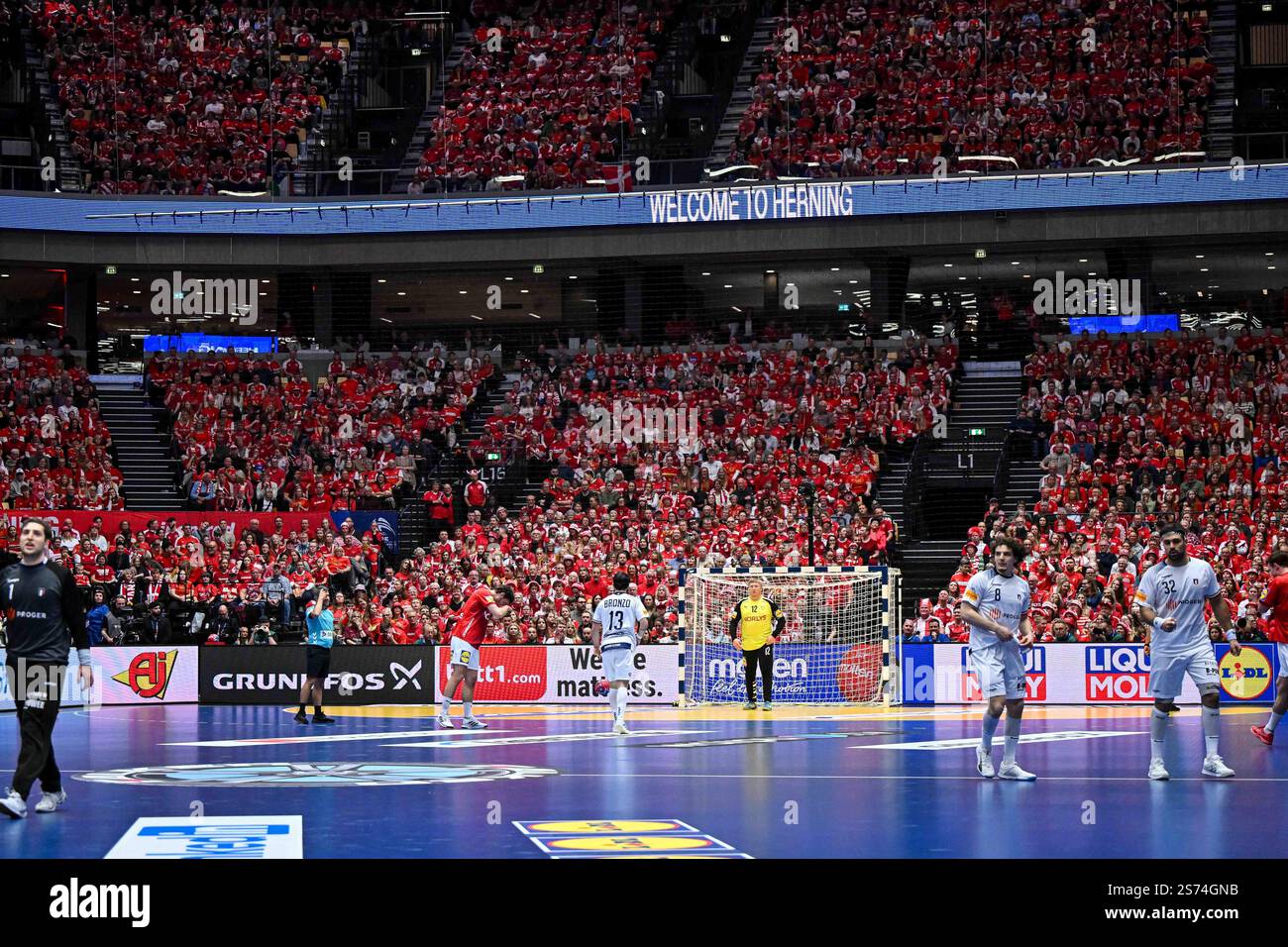 Herning, Denmark. 18th Jan, 2025. Umberto Bronzo of Italy Nationalteam ...