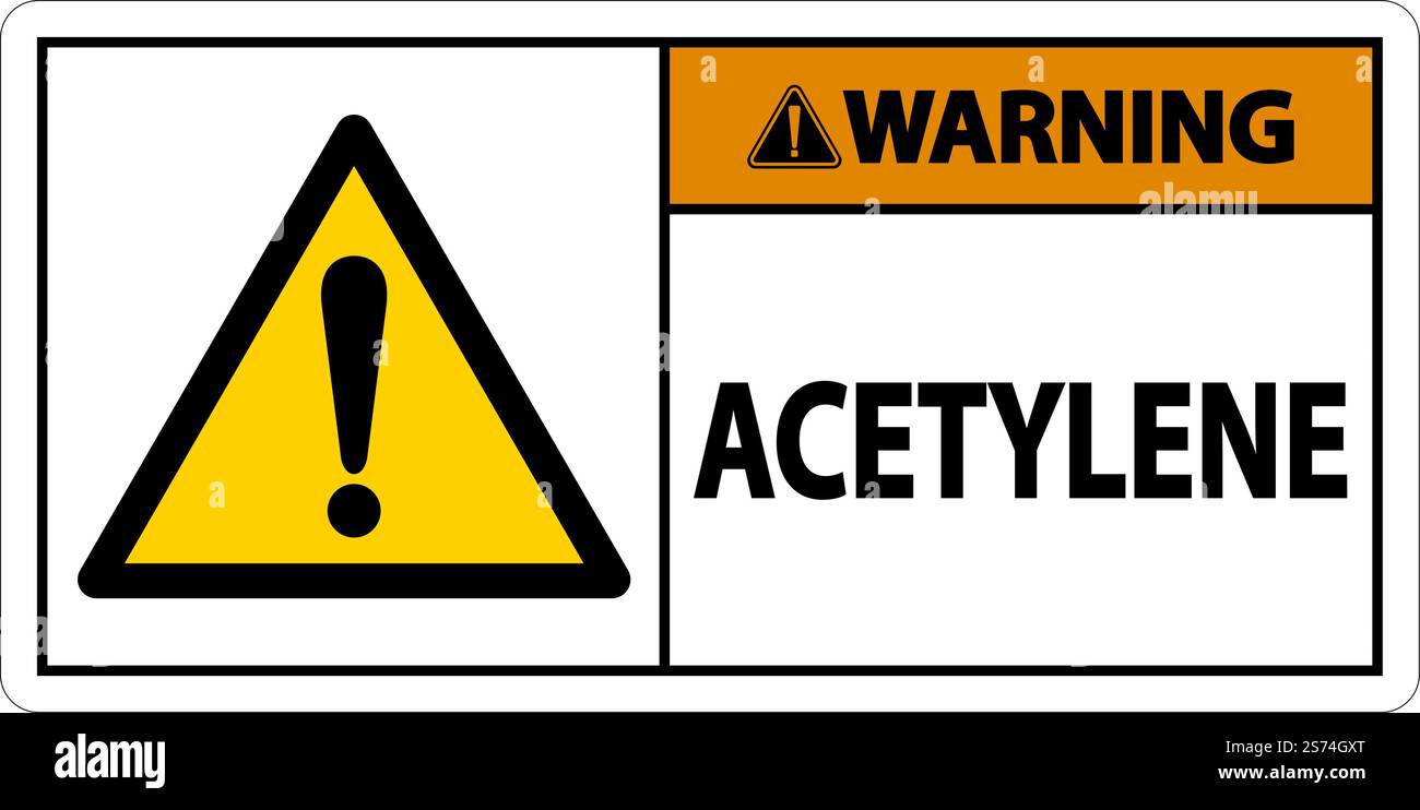Warning acetylene hi-res stock photography and images - Alamy