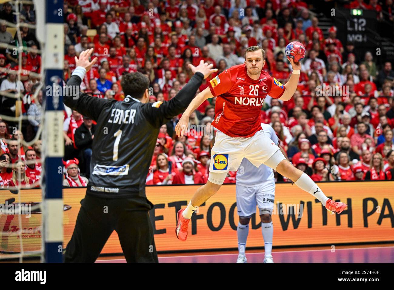 Johan A Plogv Hansen of Denmark Nationalteamd during IHF Men's ...