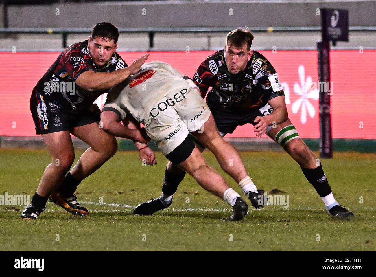 Treviso, Italy. 18th Jan, 2025. Federico Ruzza ( Benetton Rugby ...