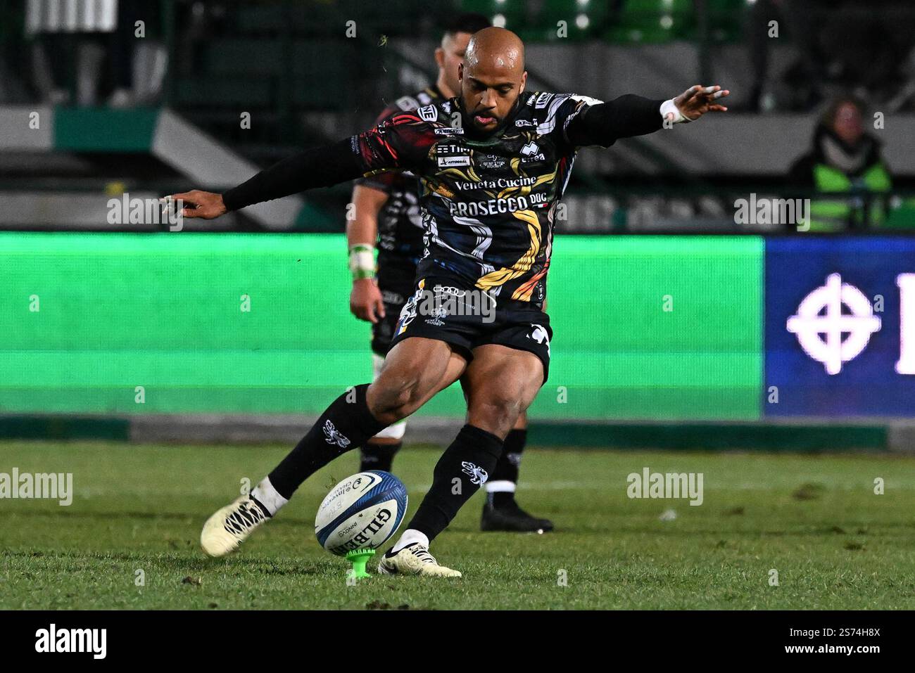 Rhyno Smith ( Benetton Rugby ) during the match between Benetton Rugby ...