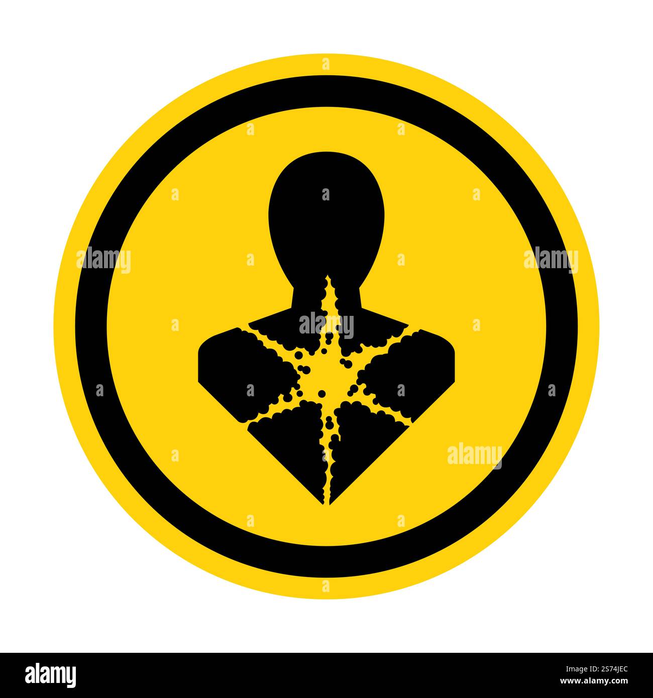 Health Hazard Symbol Label,Longer Term Health Hazard,GHS Hazard ...