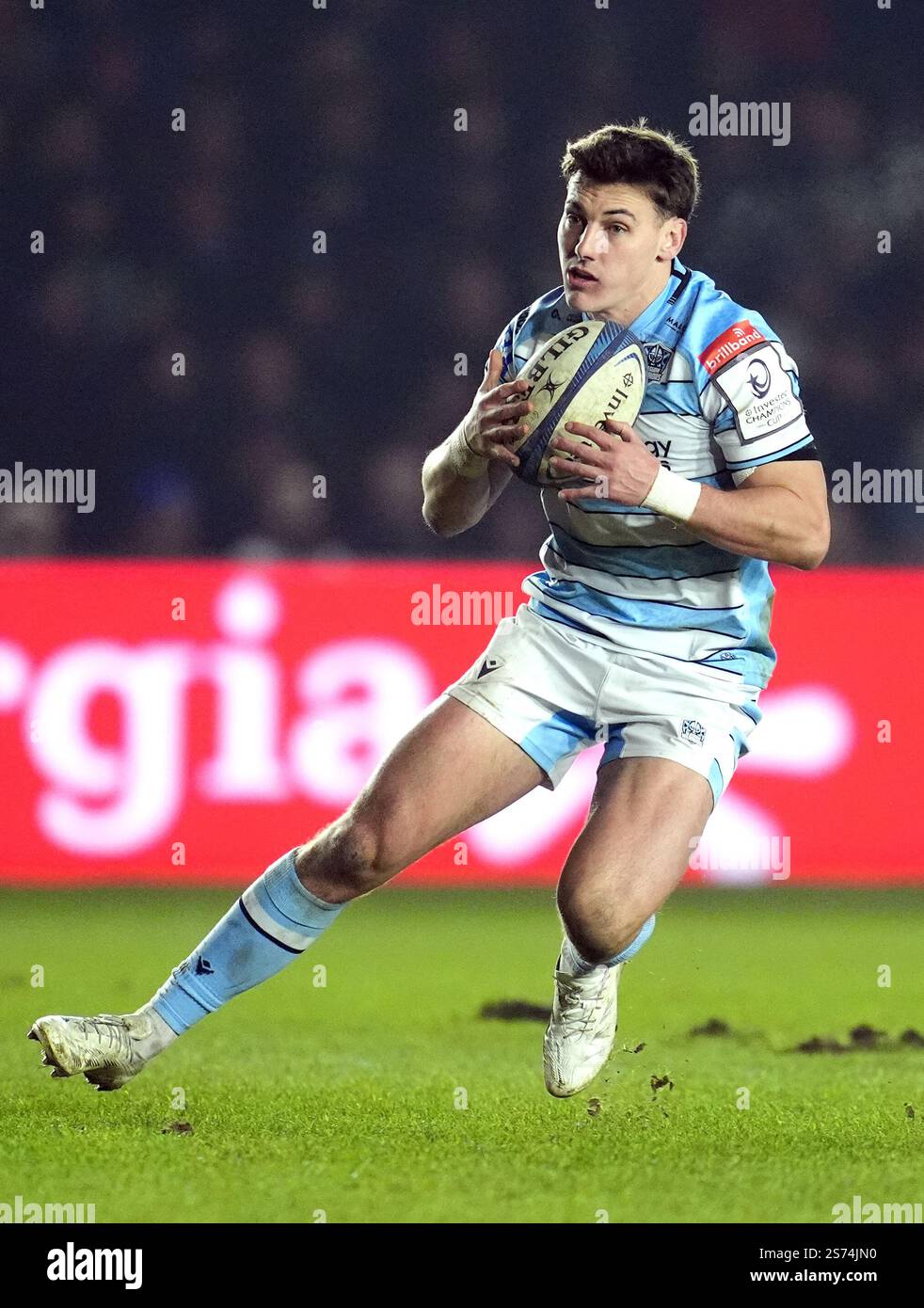 Glasgow Warriors' Tom Jordan in action during the Investec Champions ...