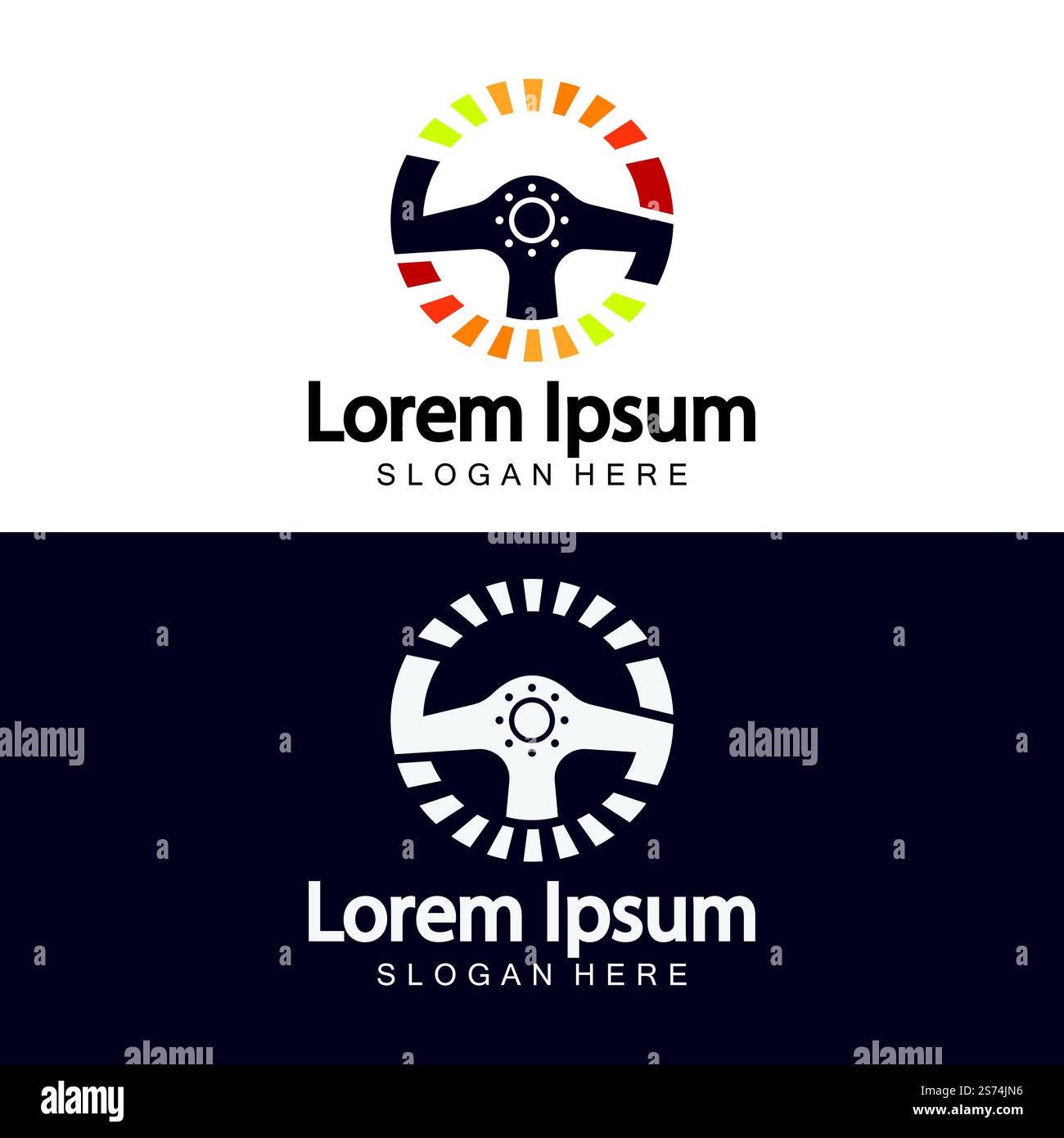 Steering wheel logo. Vector illustration Stock Vector Image & Art - Alamy