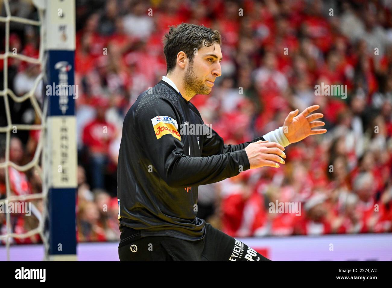 Herning, Denmark. 18th Jan, 2025. Domenico Ebner of Italy Nationalteam ...