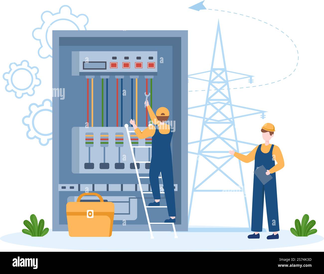 Lighting and Electricity Energy Maintenance Service Panel Cabinet of ...