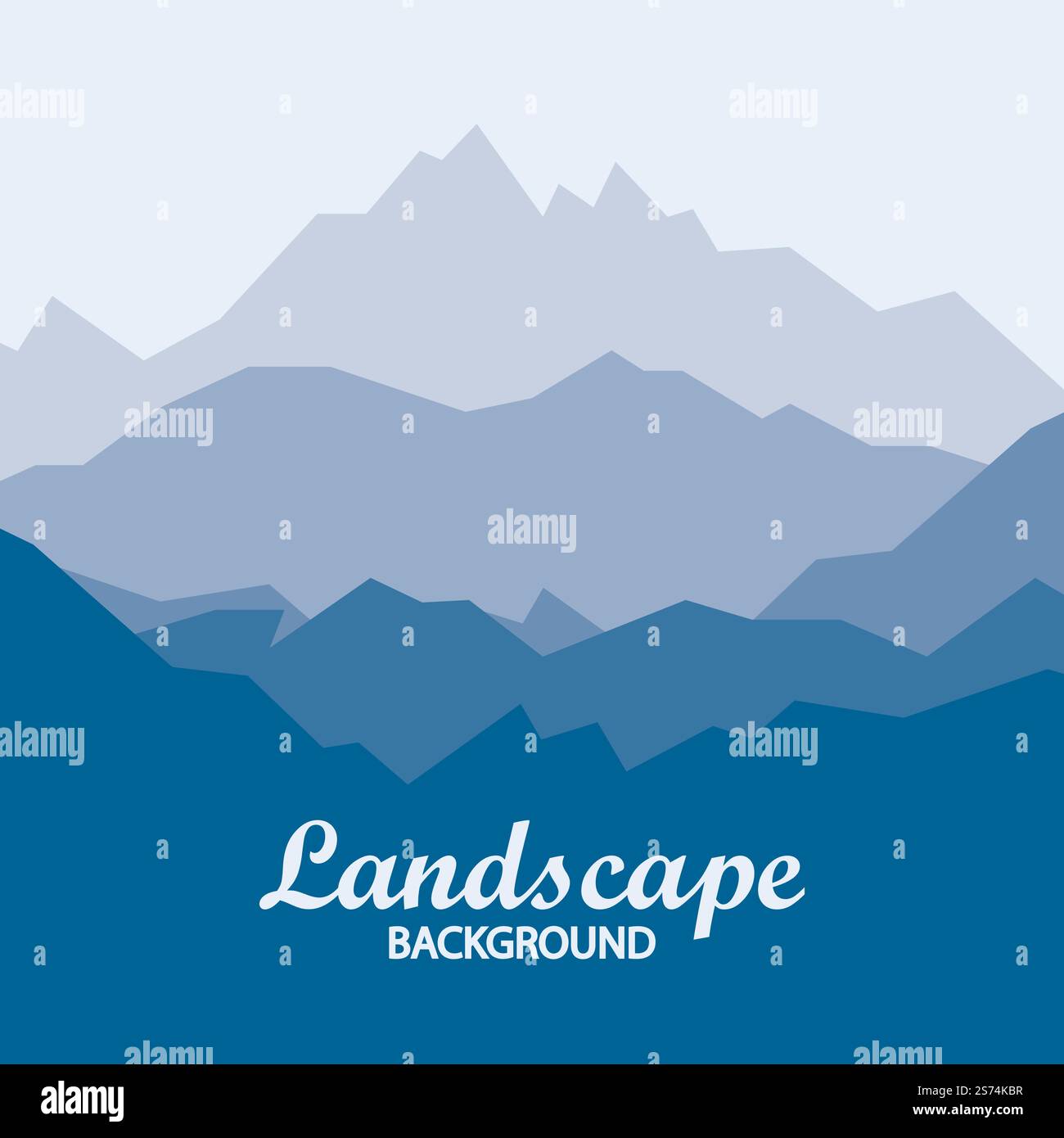 Mountain hills landscape background vector Stock Vector Image & Art - Alamy