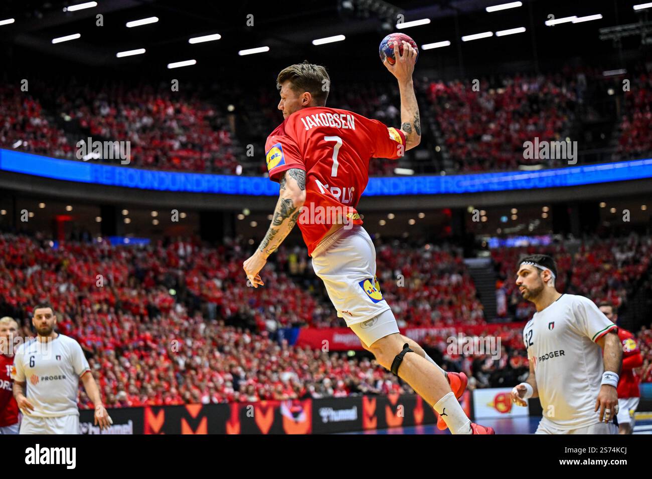 Herning, Denmark. 18th Jan, 2025. Emil M. Jakobsen of Denmark ...