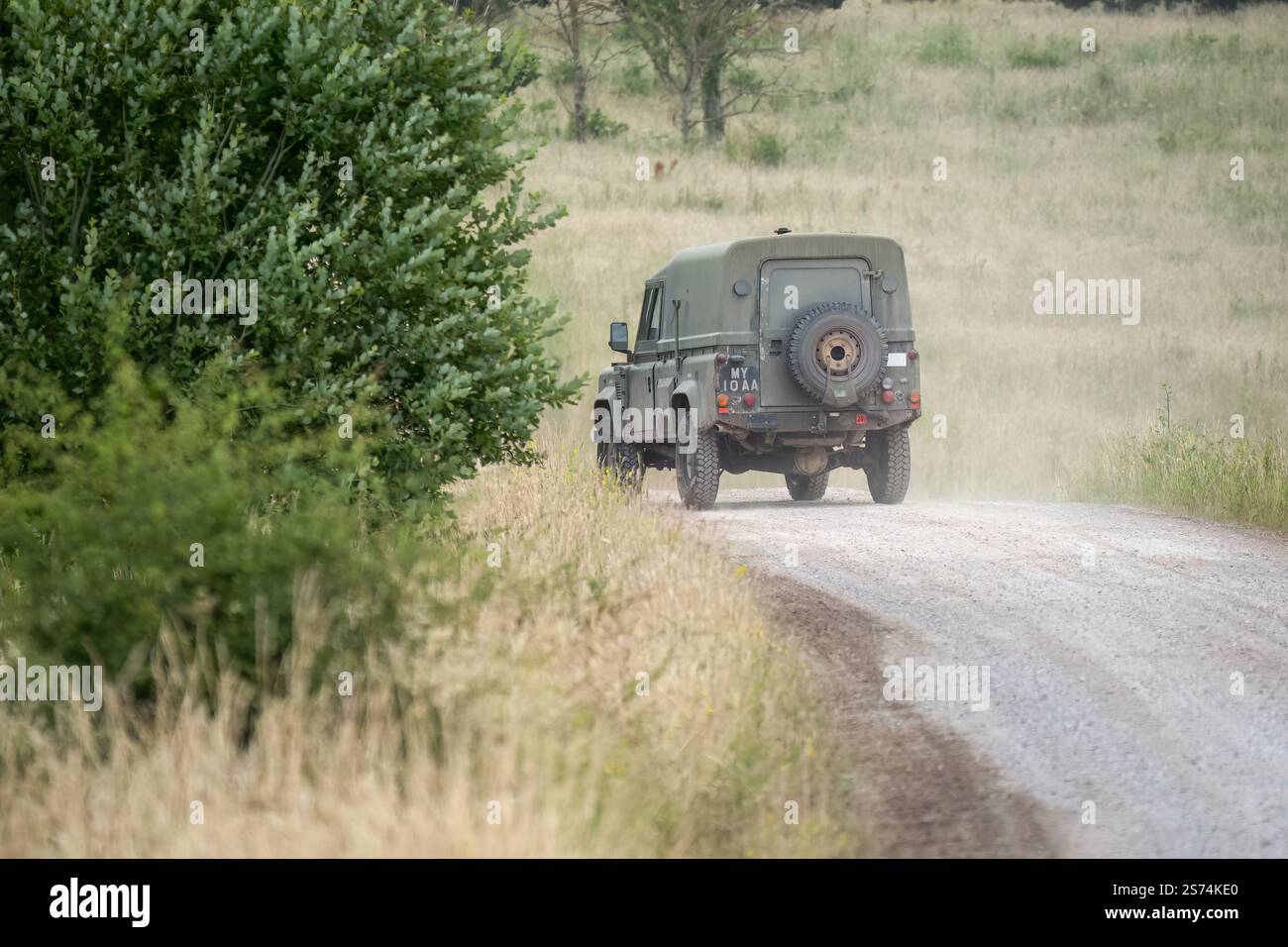 Logistics vehicle moving through rural hi-res stock photography and ...