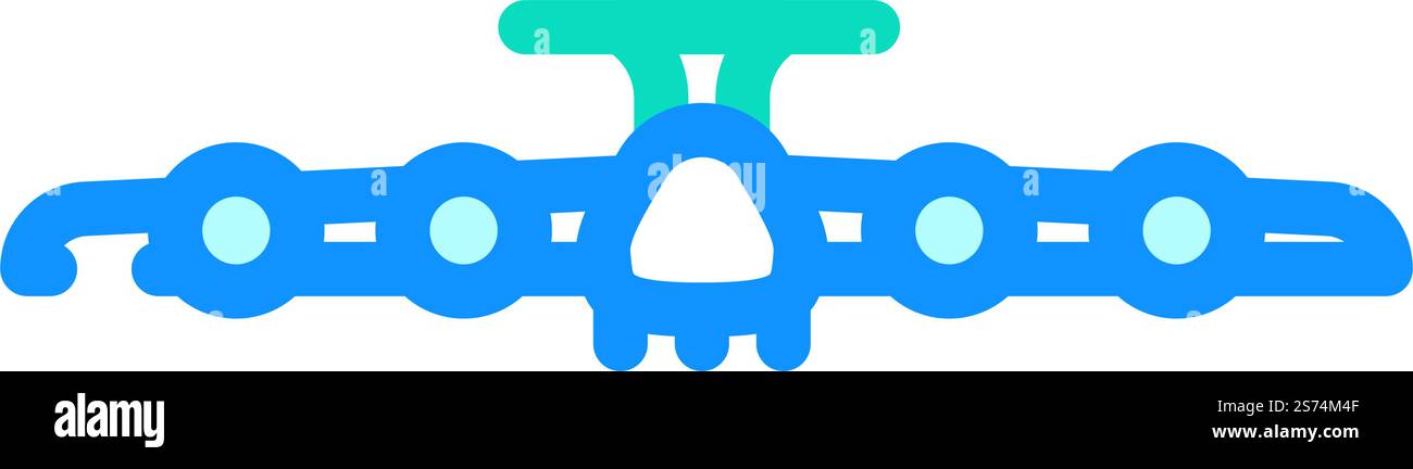 maritime patrol airplane aircraft color icon vector. maritime patrol ...