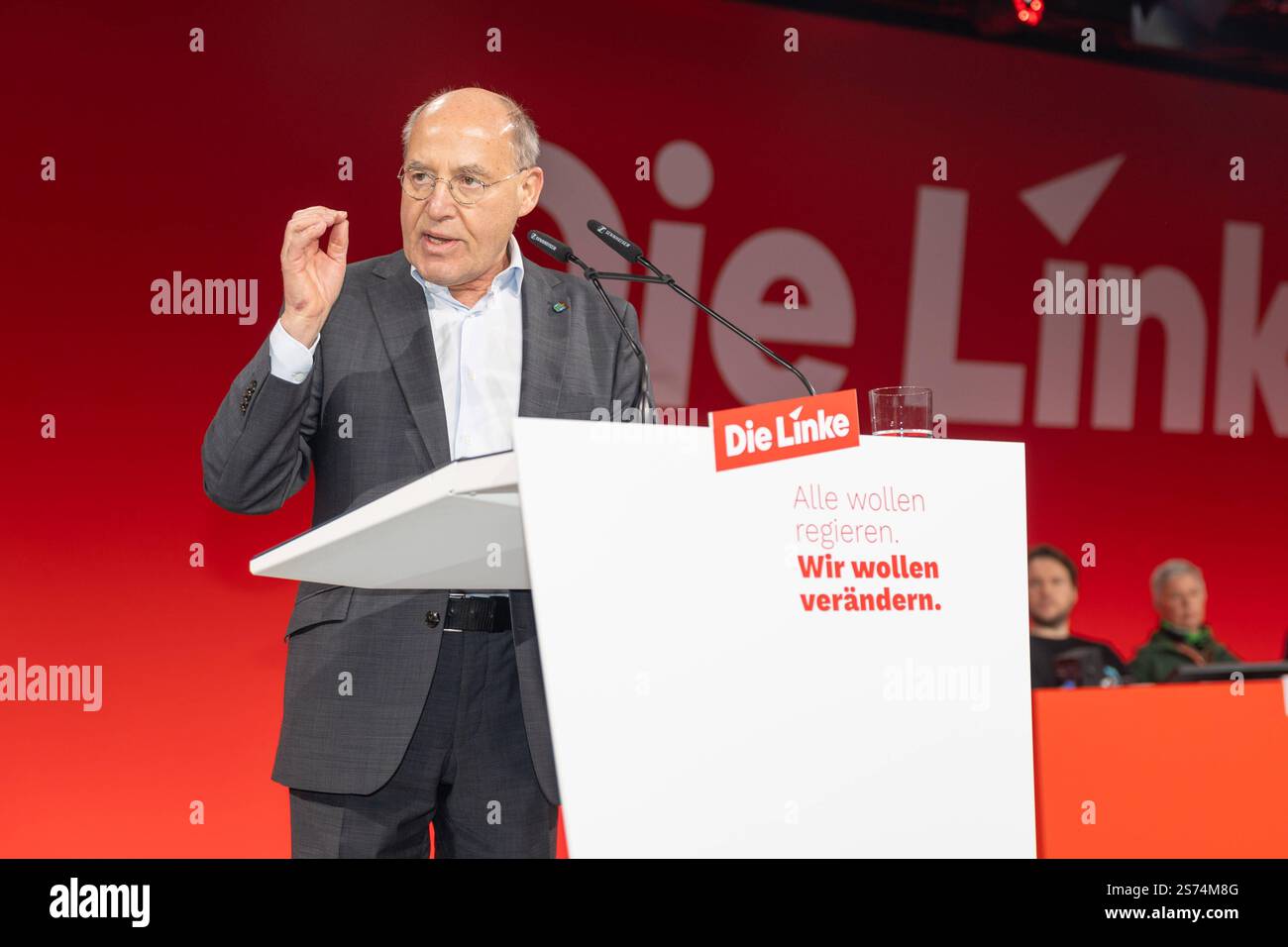 Bundesparteitag LINKE 2025, am 18.01.2025 in Berlin, STATION ...
