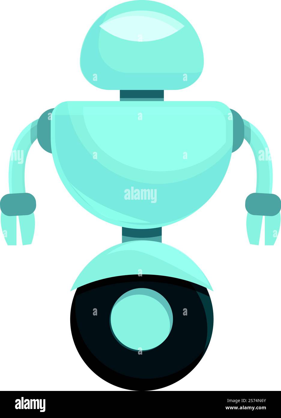 Robot wheel icon cartoon vector. Kid tech. Engineer science. Robot ...