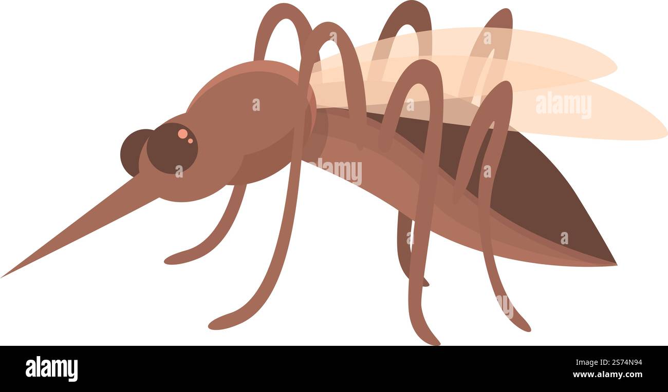 Mosquito disease icon cartoon vector. Insect protection. Anti bug ...