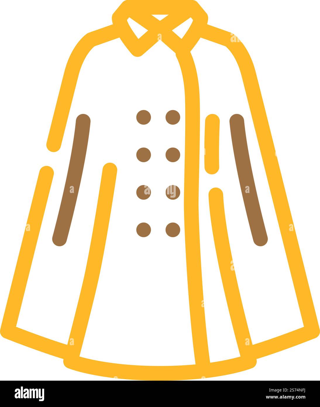 cape coat outerwear female color icon vector. cape coat outerwear ...