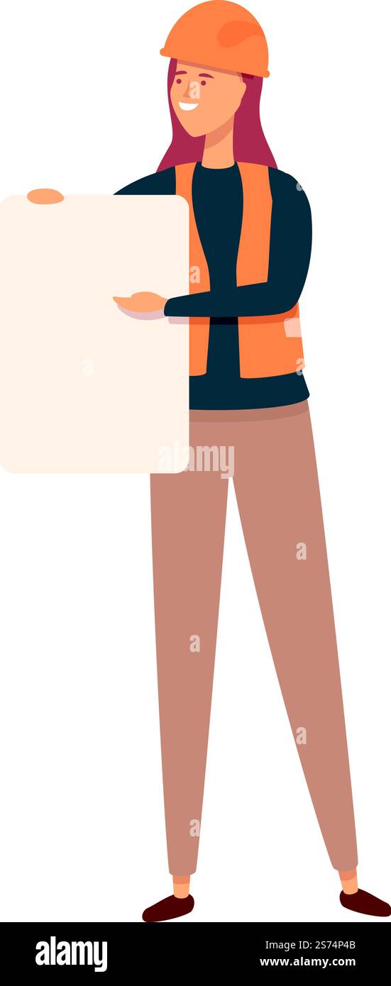 Work plan icon cartoon vector. Female business. Teamwork adult. Work ...