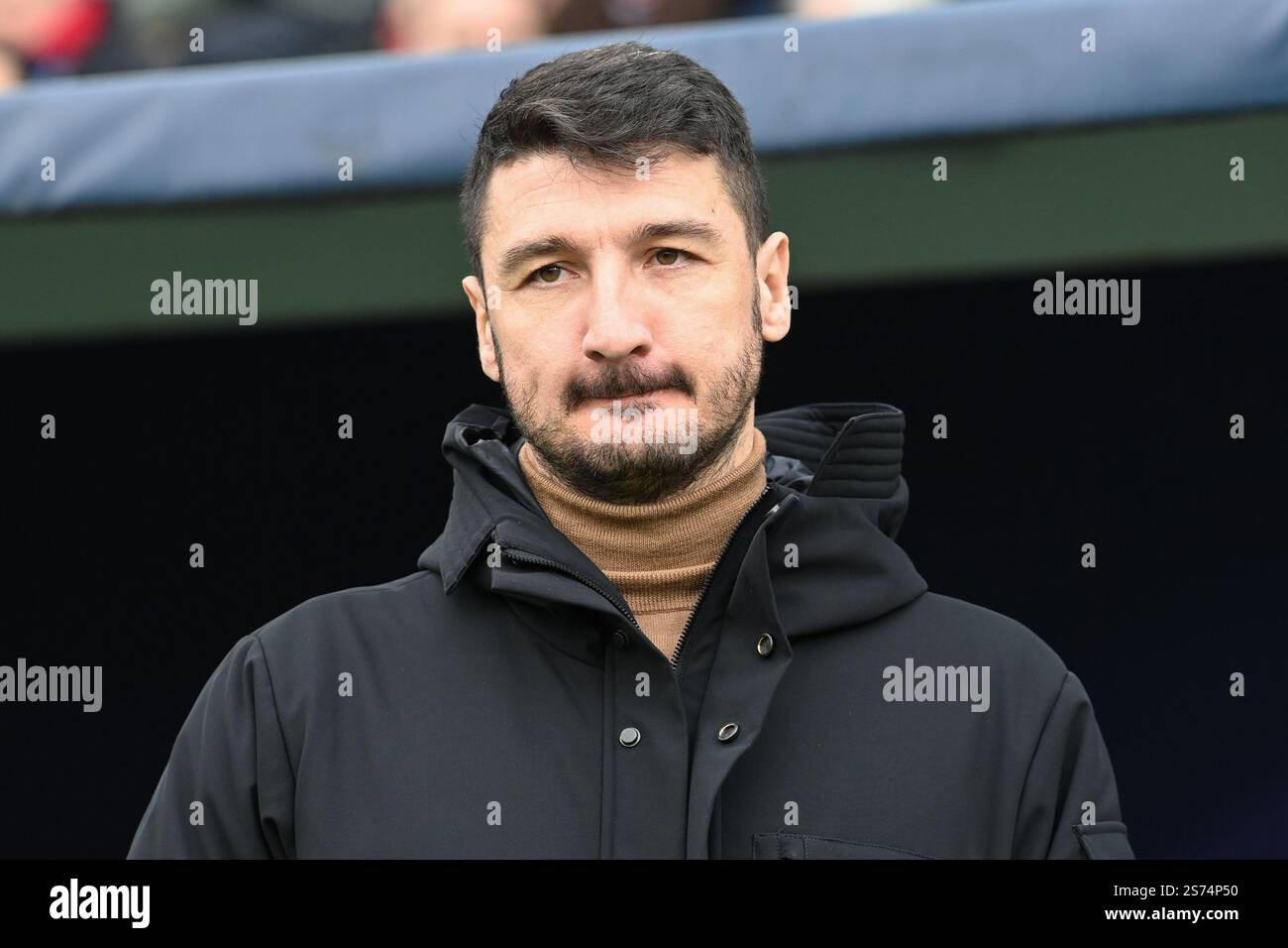 Bologna, Italy. 18th Jan, 2025. Salvatore Bocchetti (Ac Monza) portrait ...