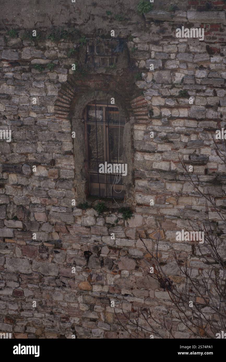 Stone Wall Window, Medieval Architecture, Europe: Ancient Structure ...