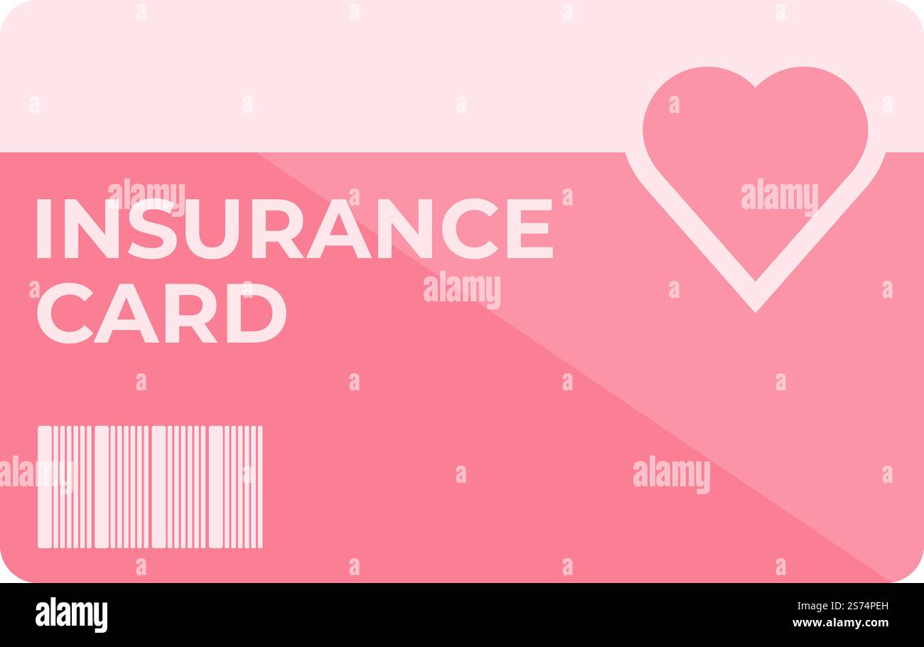 Insurance card icon cartoon vector. Medical care. Hospital patient ...