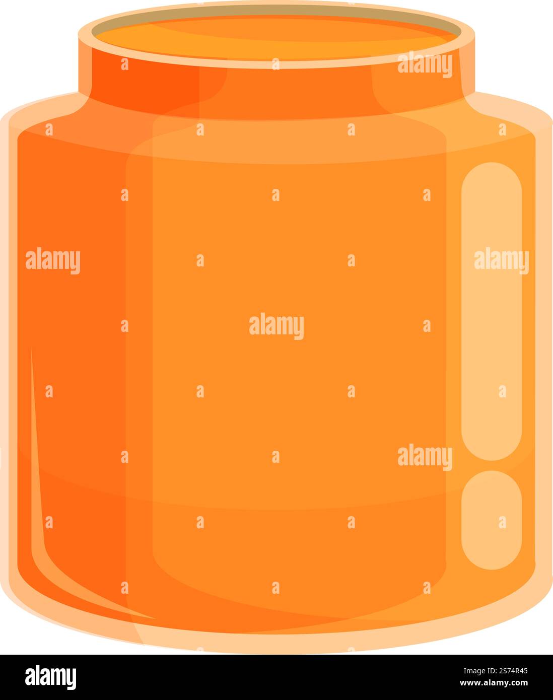 Peanut butter open jar icon cartoon vector. Bread caramel. Cream food ...