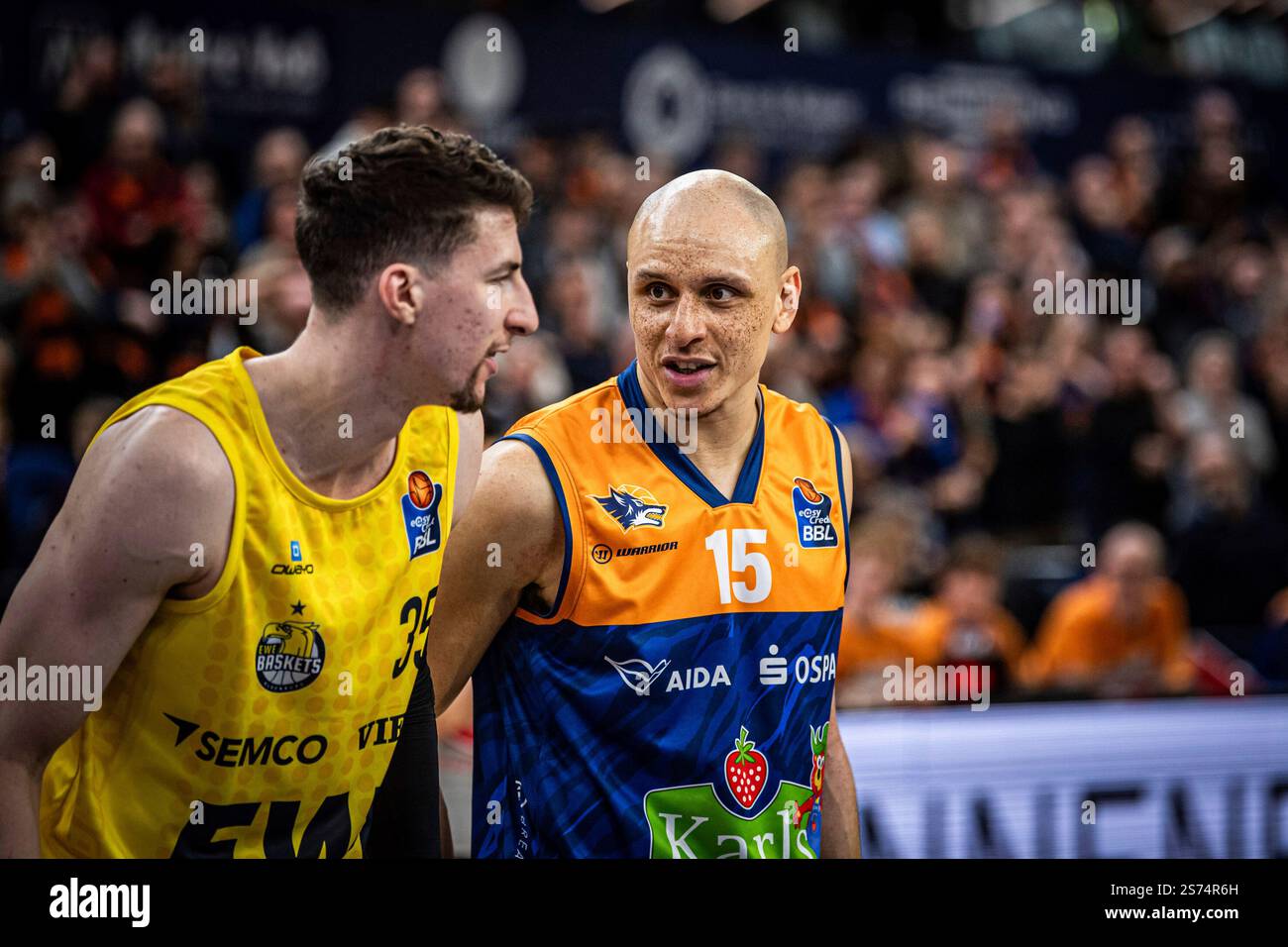 Rostock, Deutschland 18. Januar 2025: 1.BBL - 2024/2025 - Rostock ...