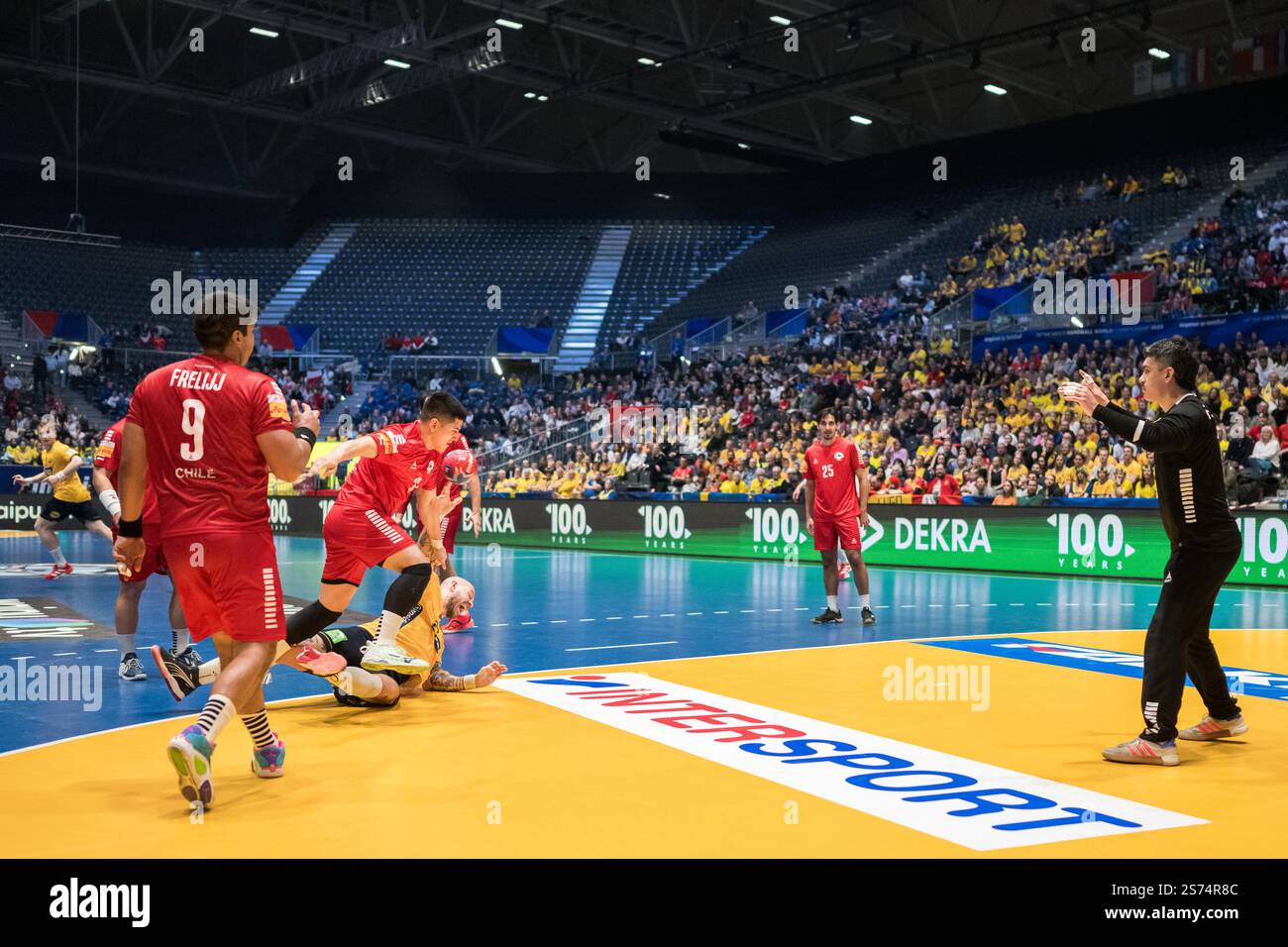 Oslo, Norway. 18th Jan 2025. Andreas Nilsson of, Sweden. , . against ...