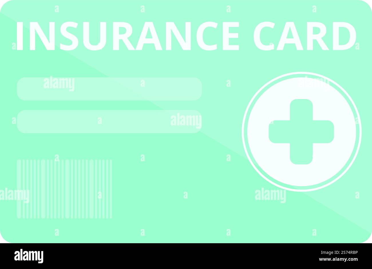 Modern insurance card icon cartoon vector. Medical doctor. Patient ...