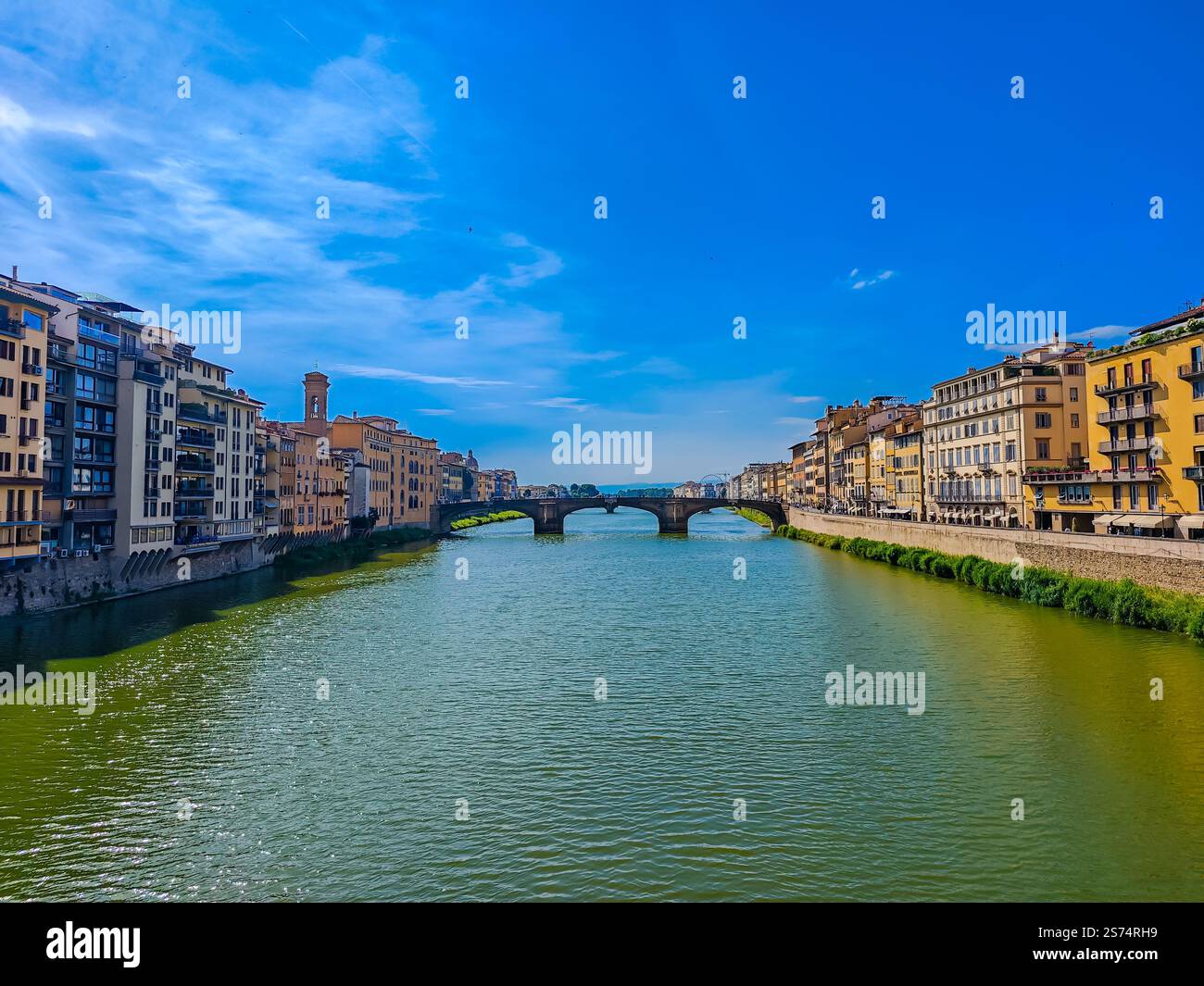 Ponte Santa Trinita, Holy Trinity Bridge bridge over River Arno in ...