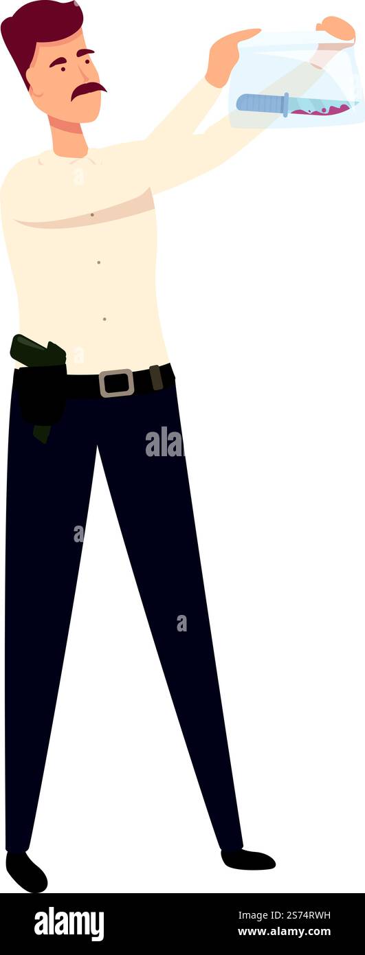 Agent icon cartoon vector. Detective investigation. Man coat. Agent icon cartoon vector ...