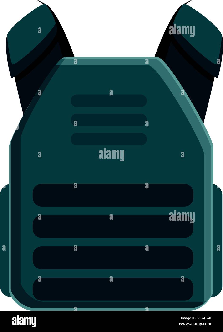 Bullet proof vest icon cartoon vector. Police kevlar. Team safety ...