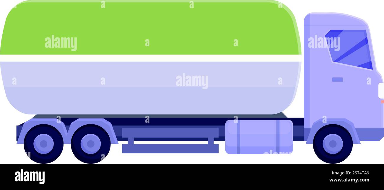 Lorry truck icon cartoon vector. Gasoline tanker. Diesel cargo. Lorry ...